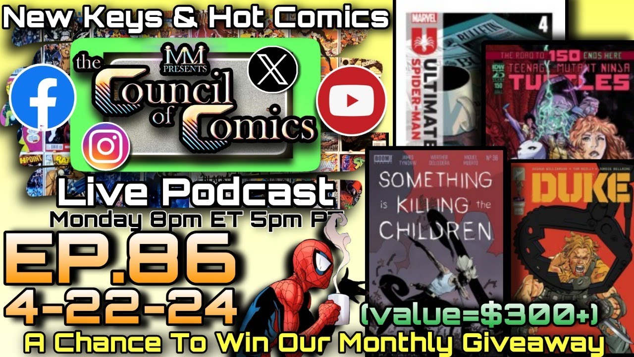 NEW KEYS & HOT COMICS of the Week! LIVE Podcast ep.86 #comicbooks # ...