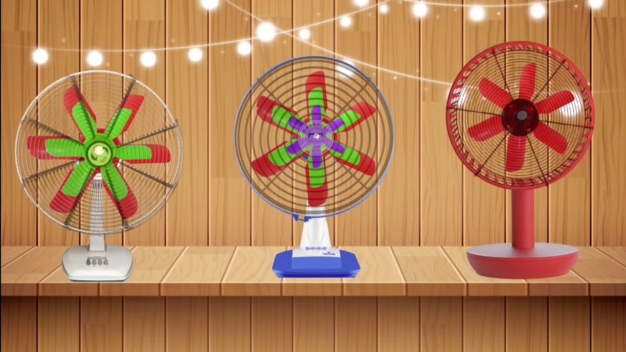Fan on Fan video for kids. Kipas Angin. Ceiling fan, table fan for kids ...