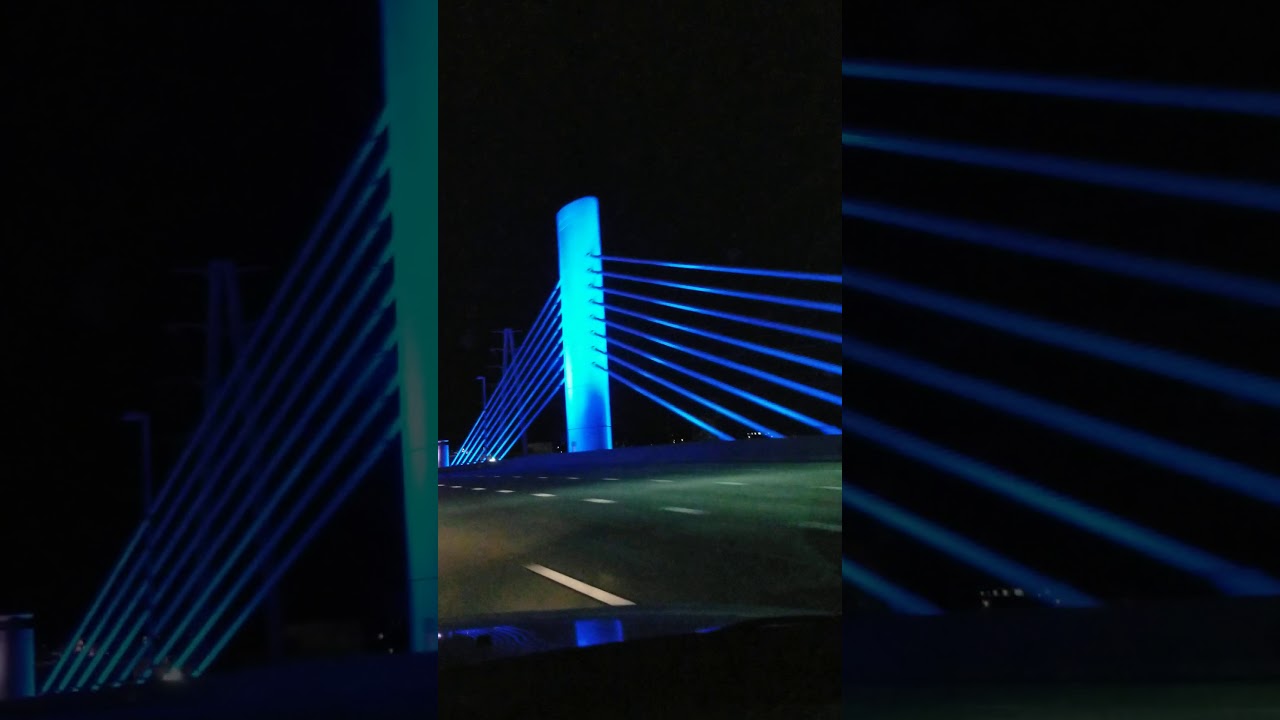 Goethals Bridge (Night) - YouTube