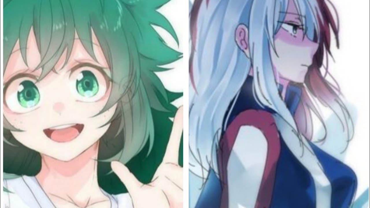Deku girl and Todoroki girl sing - Take a hit - YouTube