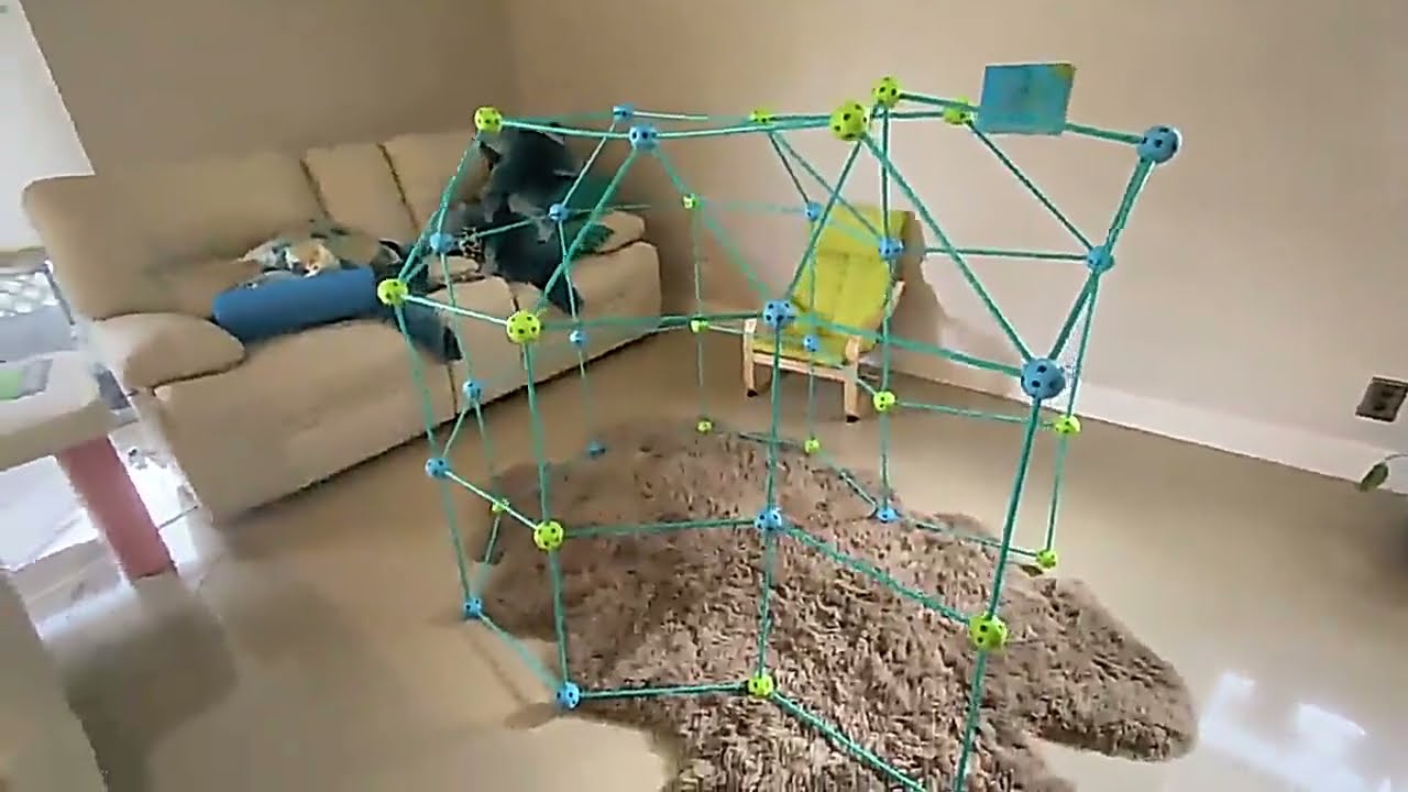 Magic Fort Building Kit For Kids [Indoor & Outdoor] - YouTube