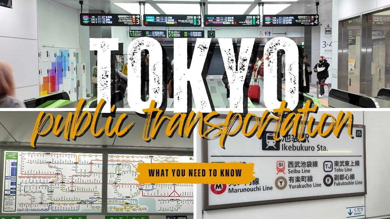 Public transportation in Tokyo - 5 things you should know! #japan # ...