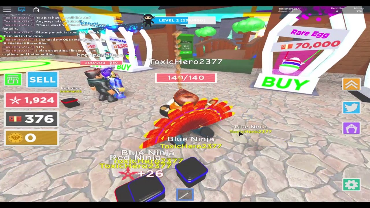 ROBLOX Ninja Masters! New OBS settings! - YouTube