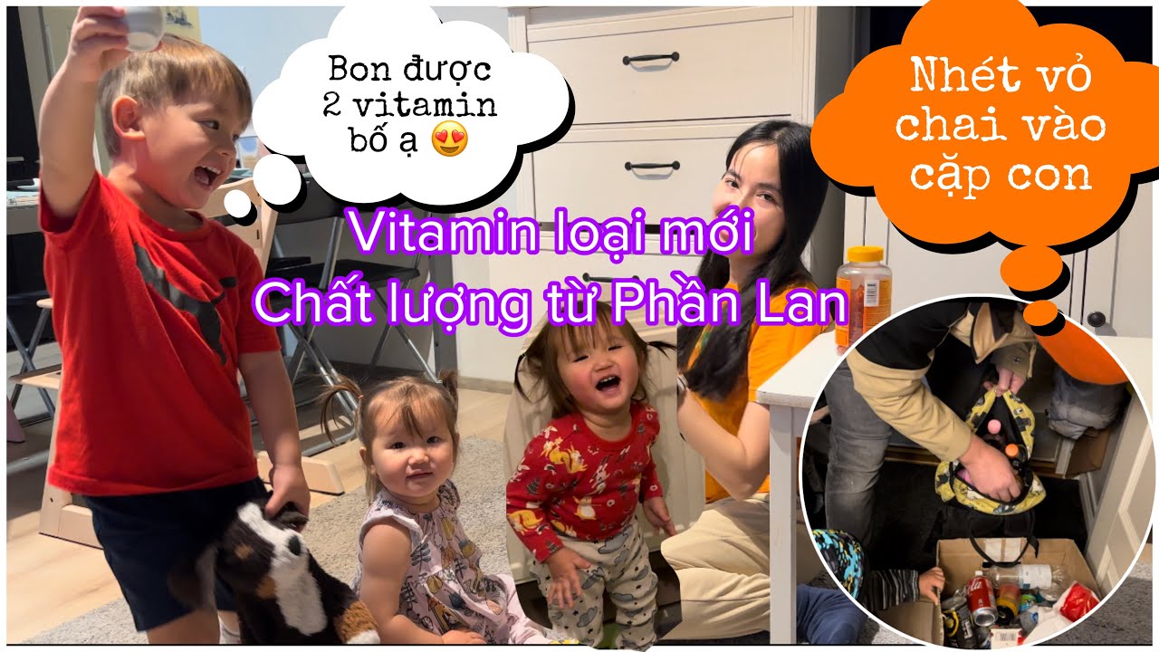 CHỒNG TÂY NHẶT VE CHAI CHO CON MANG ĐI HỌC BÁN. EM MUN NGÀY CÀNG ĐÁNG ...