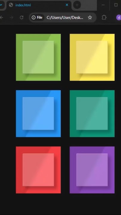 Css Glossy Effect Html Css Webdesign Htmlcss Cssanimation Youtube