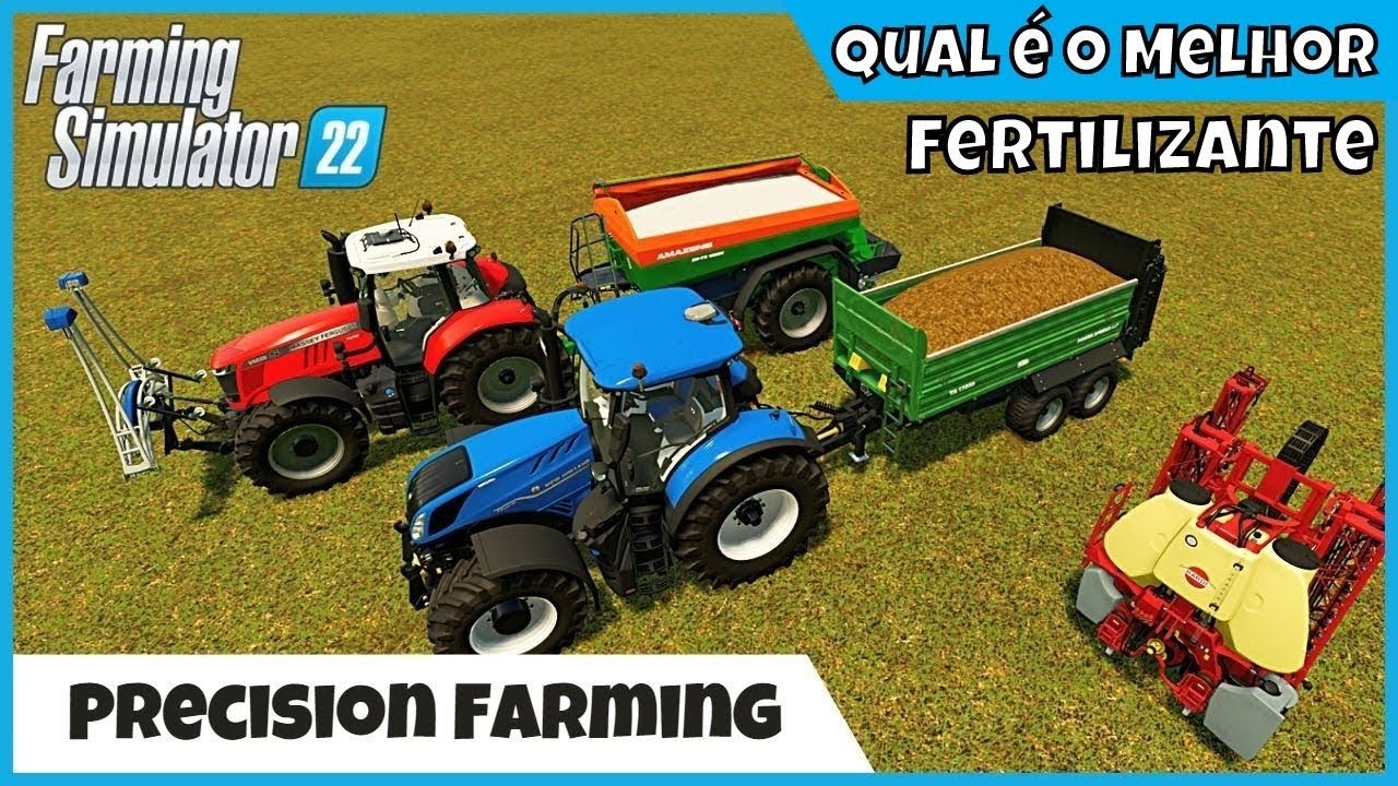 FS22 | Como Fertilizar com PRECISION FARMING, QUAL é MELHOR, Sensor ...