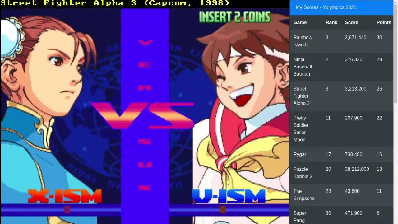 [Arcade] Street Fighter Alpha 3 Chun-li X-ism 1CC - YouTube