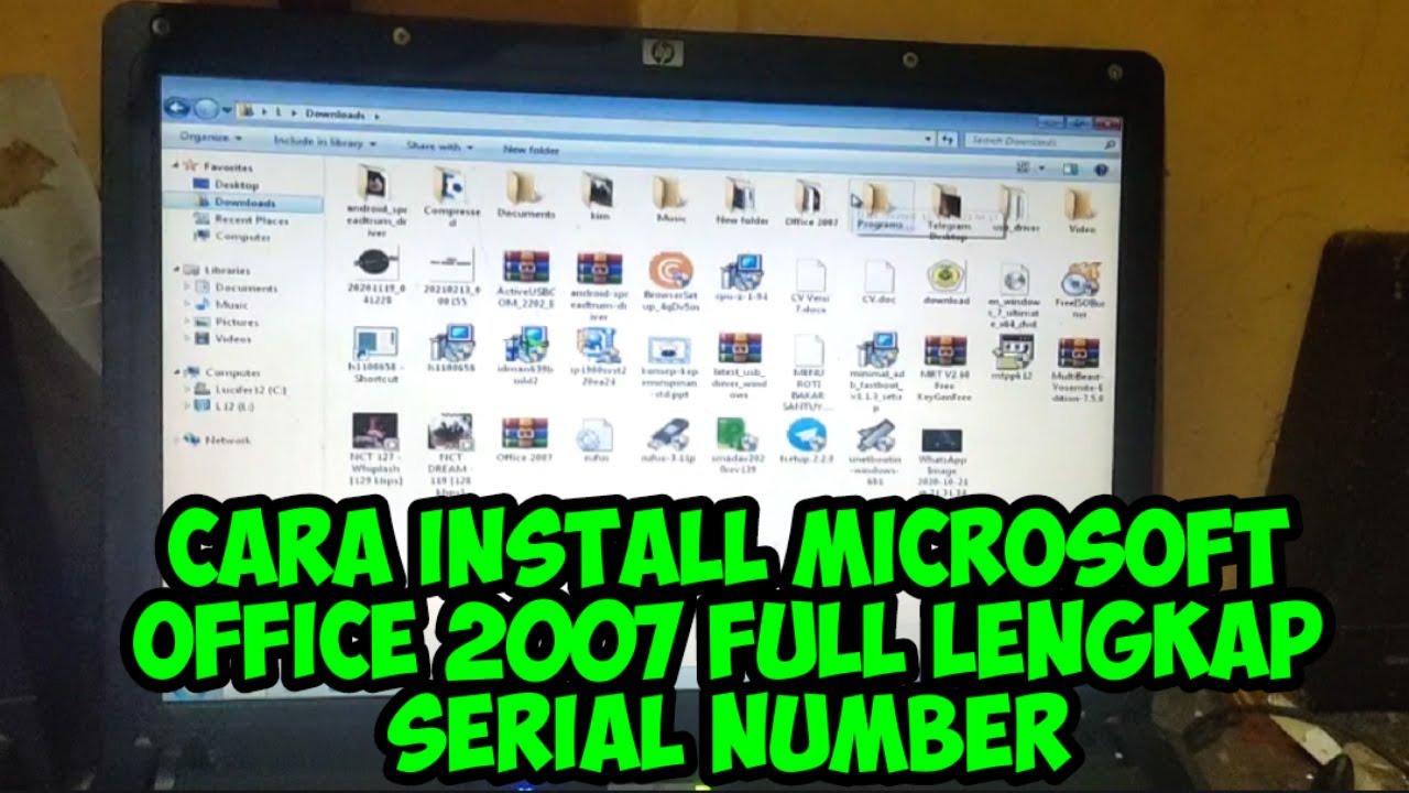 Cara Install Microsoft Office full dengan serial number - YouTube
