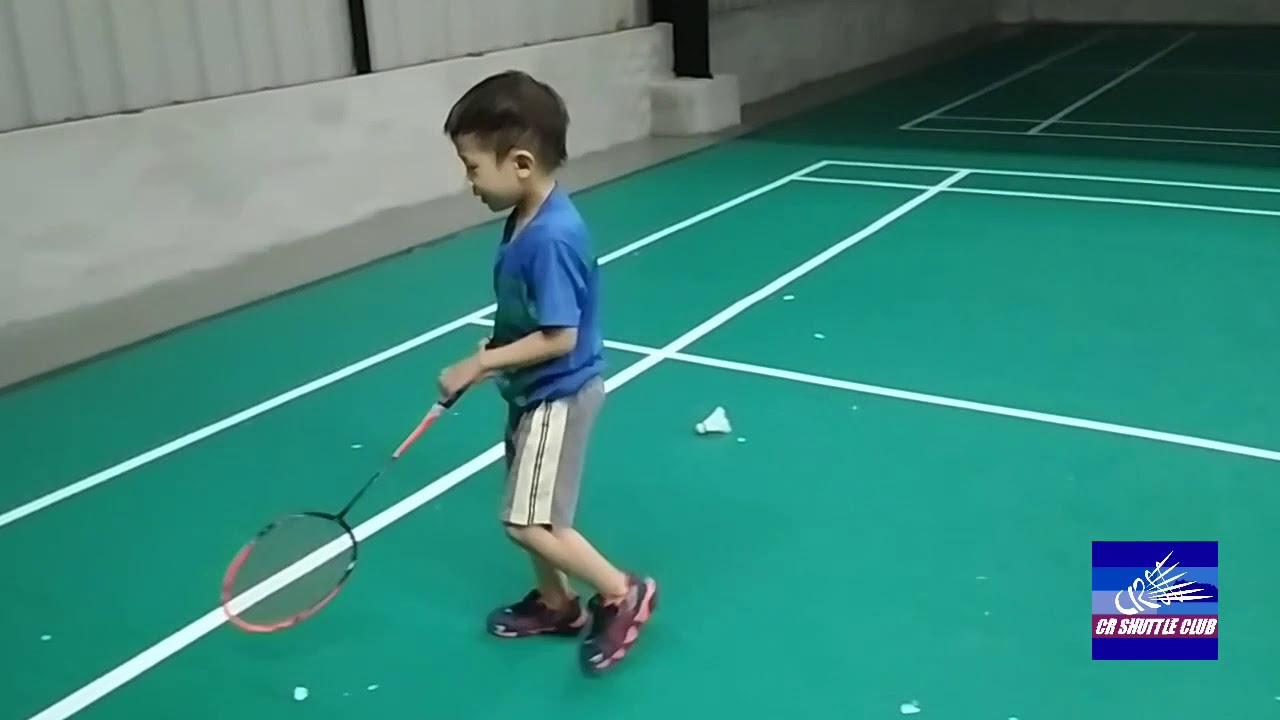 4 Years Boy Badminton Intensive Training - YouTube