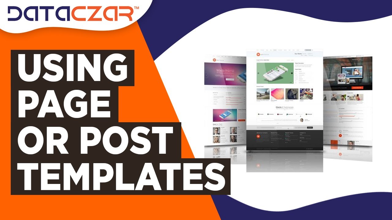Using Page or Post Templates | Create a Better User Experience ...