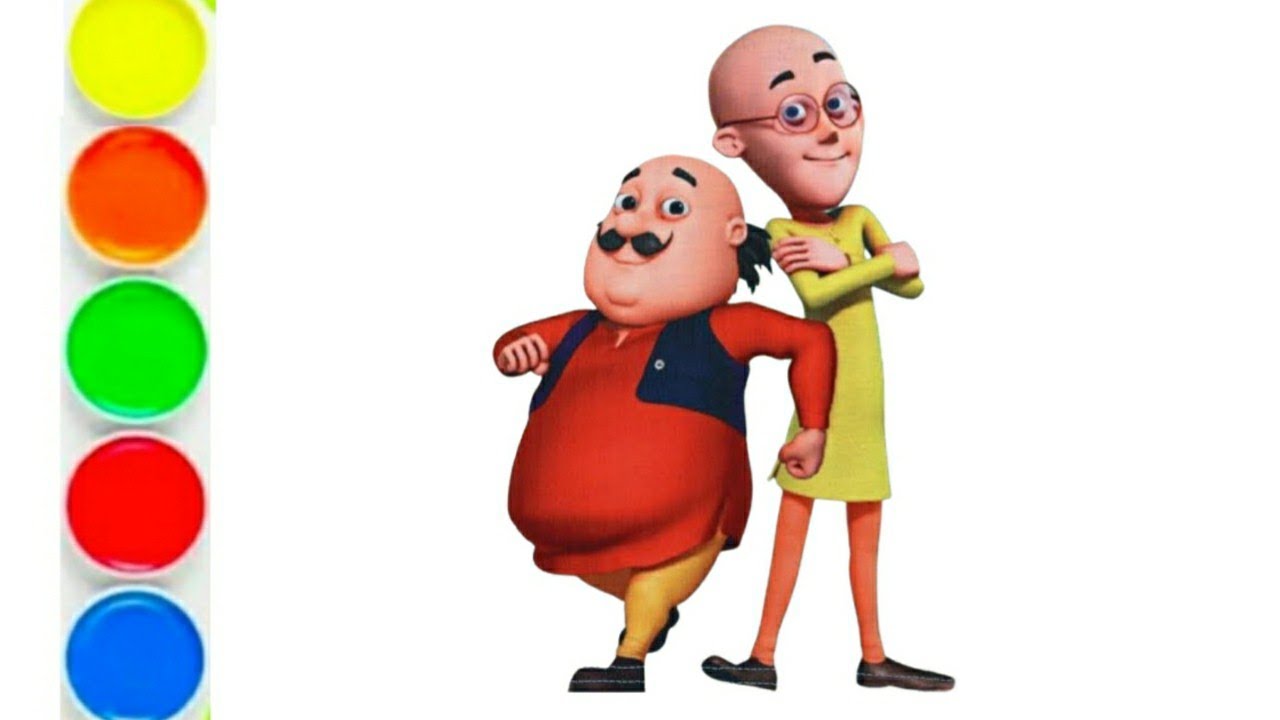 How To Draw Motu Patlu Step By Step||Motu Patlu Drawing Easy - YouTube