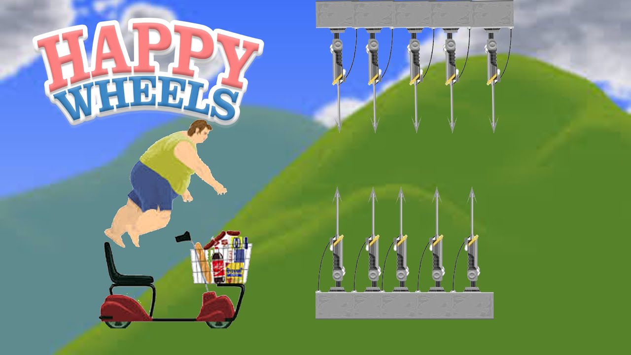 Happy Wheels- Techniques With Chris- HARPOONS!!!!! - YouTube