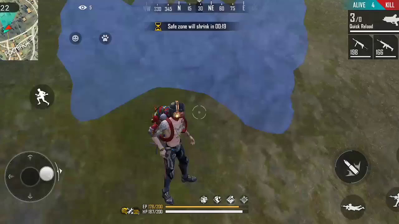 New gun (ice wall gun) in free fire 31december update - YouTube