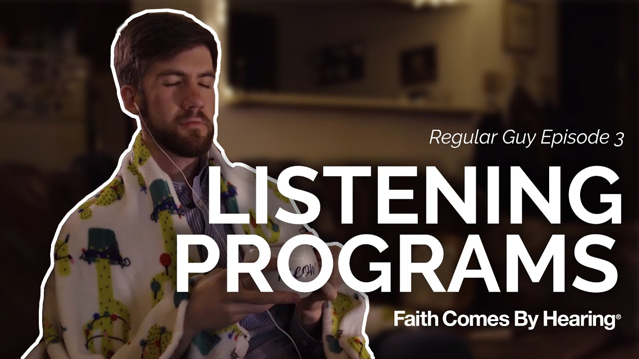 Regular Guy at FCBH E3: Listening Programs - YouTube