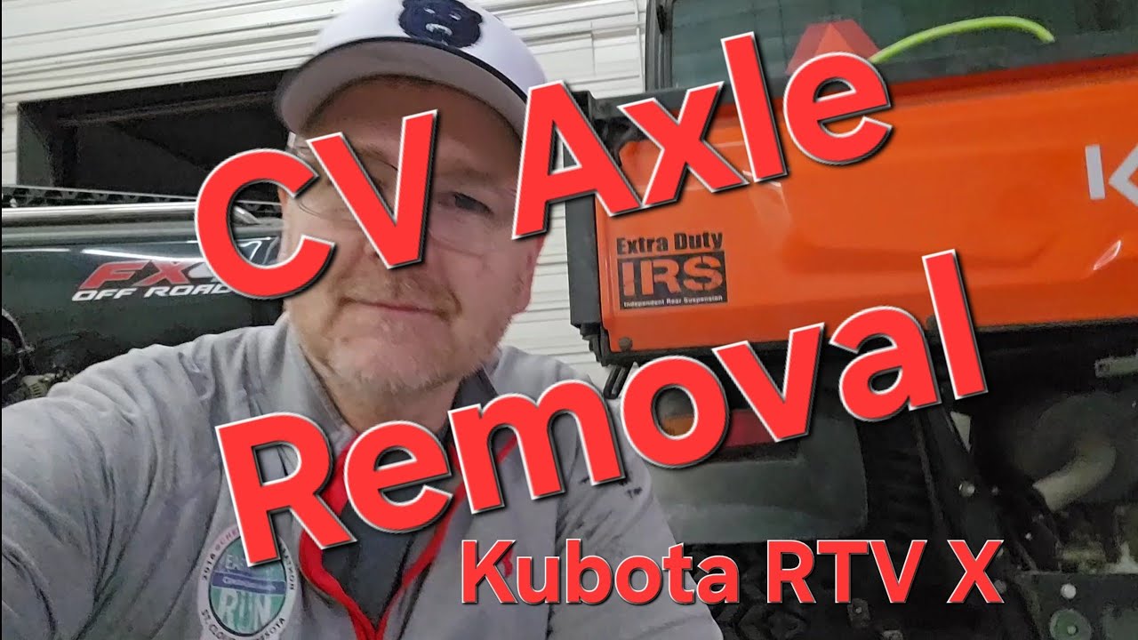Stuck CV Axle Removal Tips and Tricks for Kubota RTV X models - YouTube