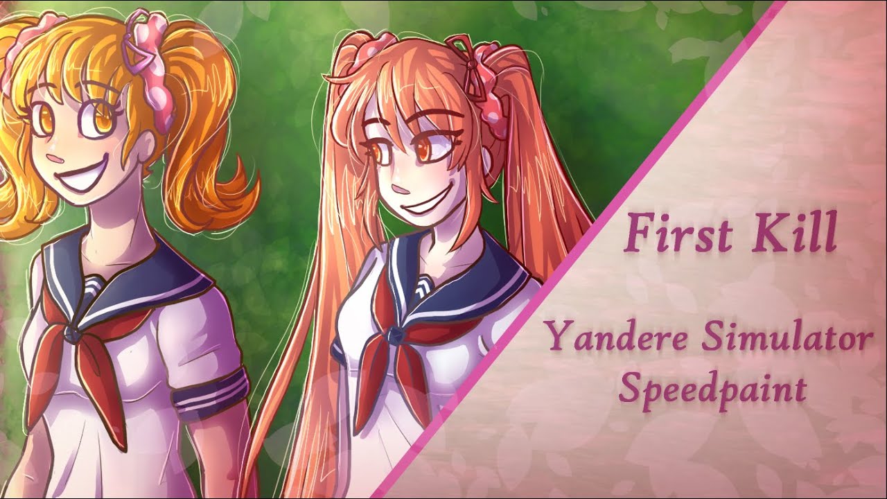 [Yandere Simulator Speedpaint] First Kill - YouTube
