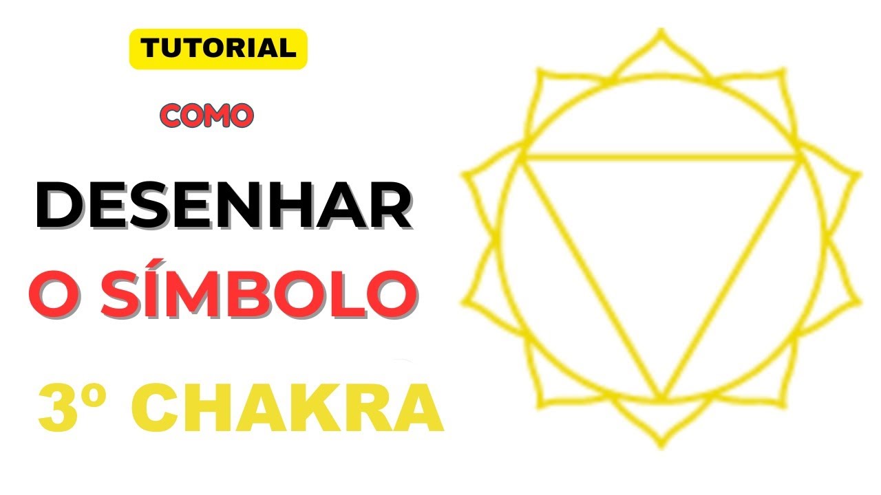 Como Desenhar o Símbolo do 3º Chakra | Plexo Solar (Manipura) Passo a ...