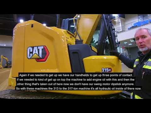 New Cat 315 GC Excavator – Walk-Around - YouTube