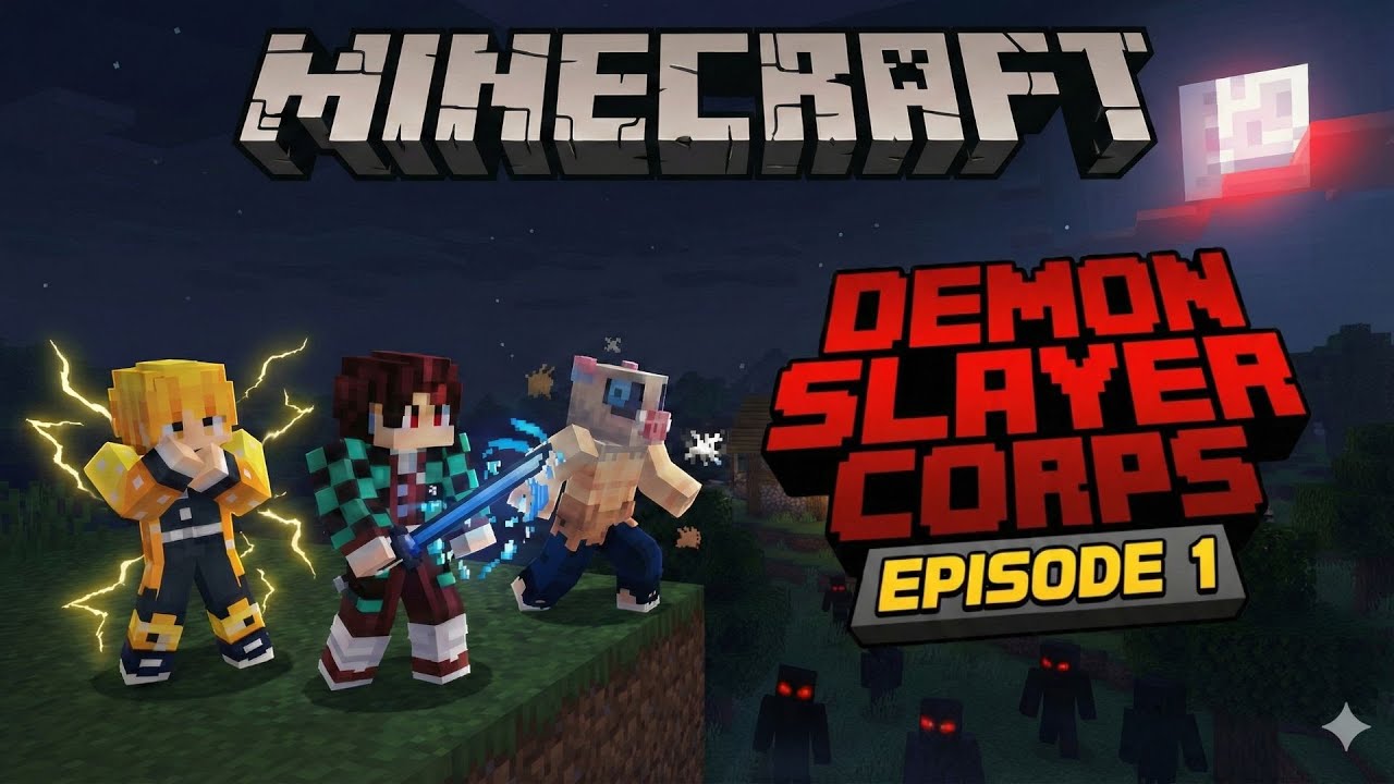 🔴LIVE EP1: DEMON SLAYER CORPS SMP | MINECRAFT - YouTube