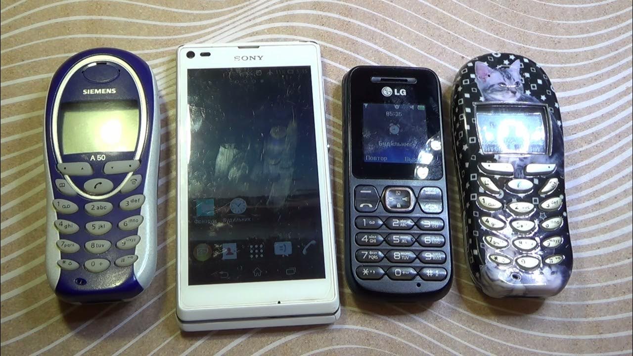 SONY XPERIA/ SIEMENS A50 №1 / LG A100 / SIEMENS A50 №2 /Incoming Call Collection - YouTube