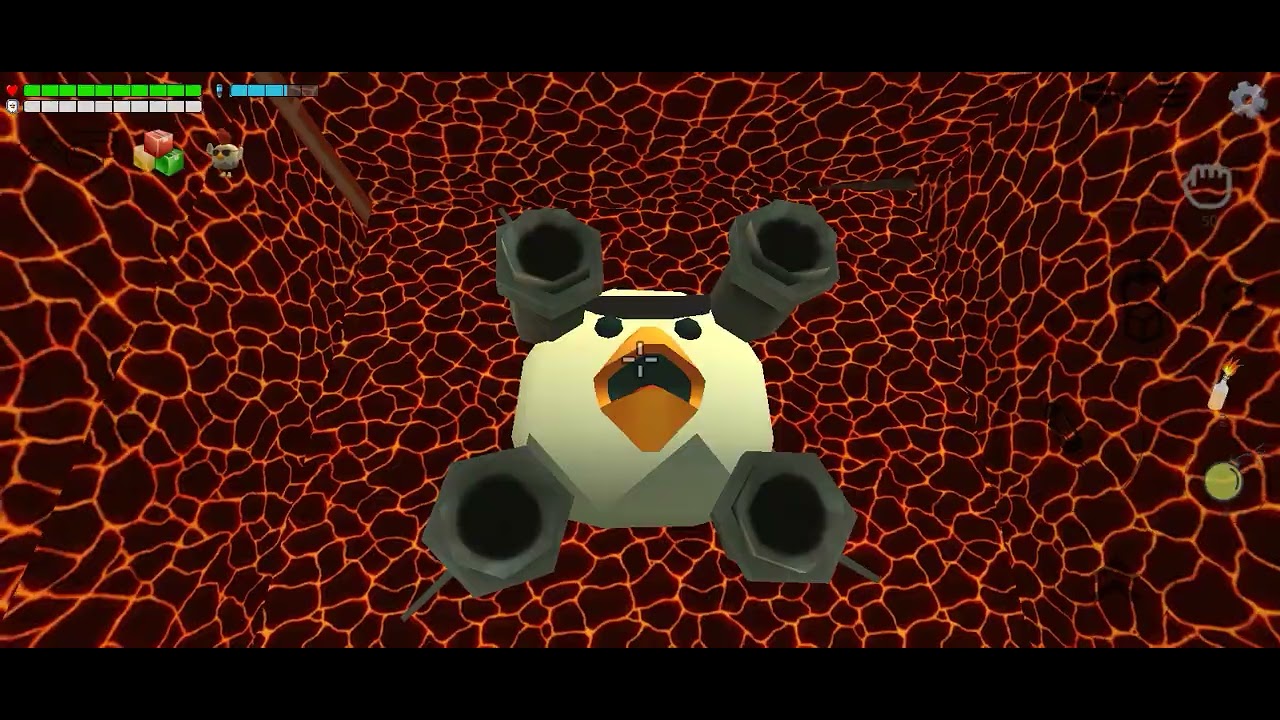 hacker tall chicken is fight in horror chicken - YouTube