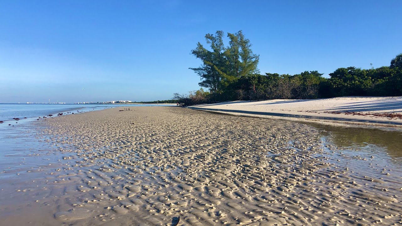 Low Tide at Delnor-Wiggins Beach in North Naples, FL - YouTube
