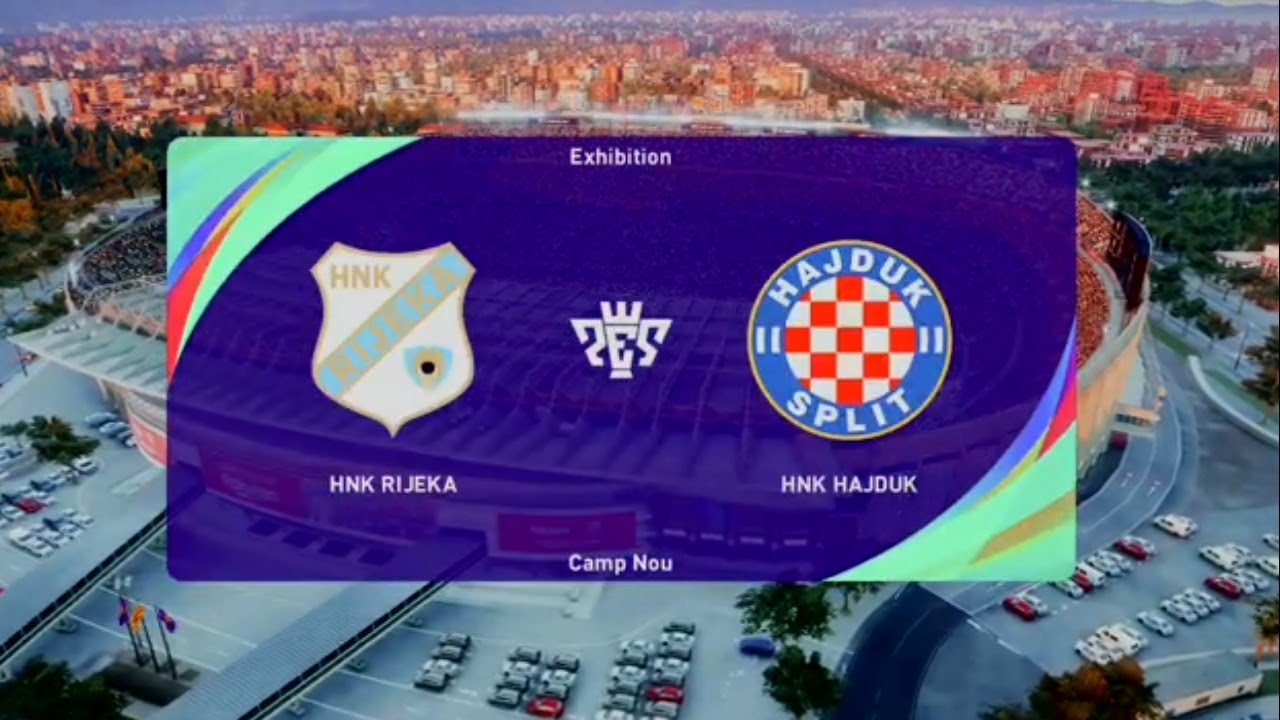 HNK Rijeka vs HNK Hajduk Split | PES HNL Liga 22/23 - YouTube