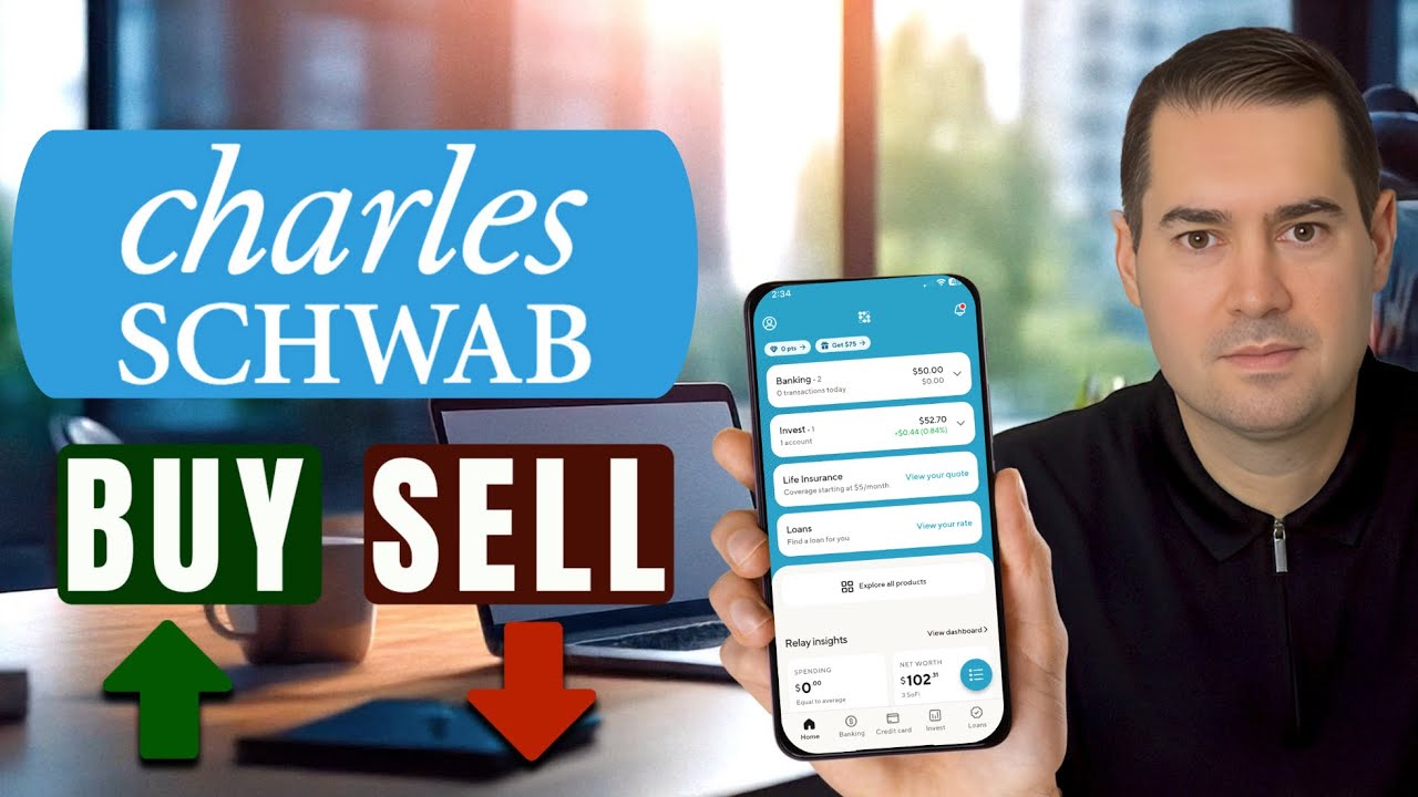 How to Buy and Sell Stocks & ETFs s on Charles Schwab Mobile app - YouTube