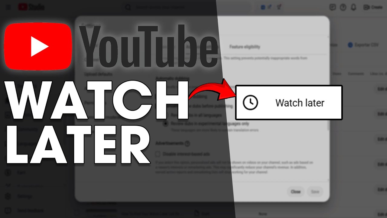 How To Find Your Watch Later List On YouTube - Easy Guide - YouTube