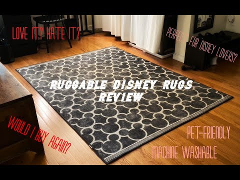 2020 Disney Ruggable Rugs Review and Overview! Machine Washable, Pet ...