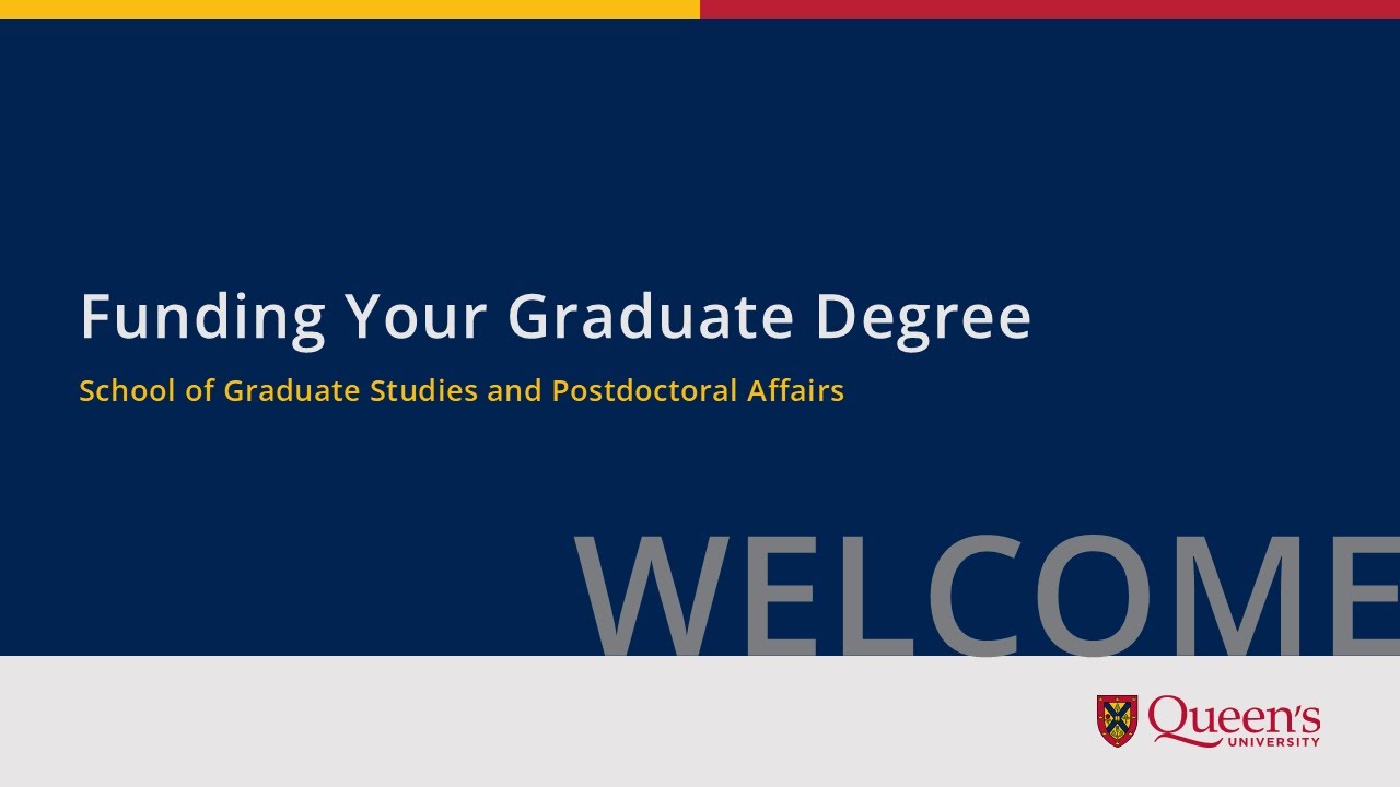 Queen's University: Funding Your Graduate Education at Queen's - YouTube