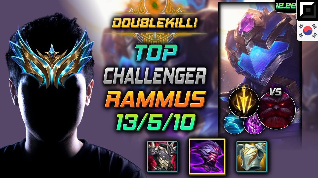 Challenger Top Rammus Build Jak'Sho, The Protean Lethal Tempo - Rammus ...