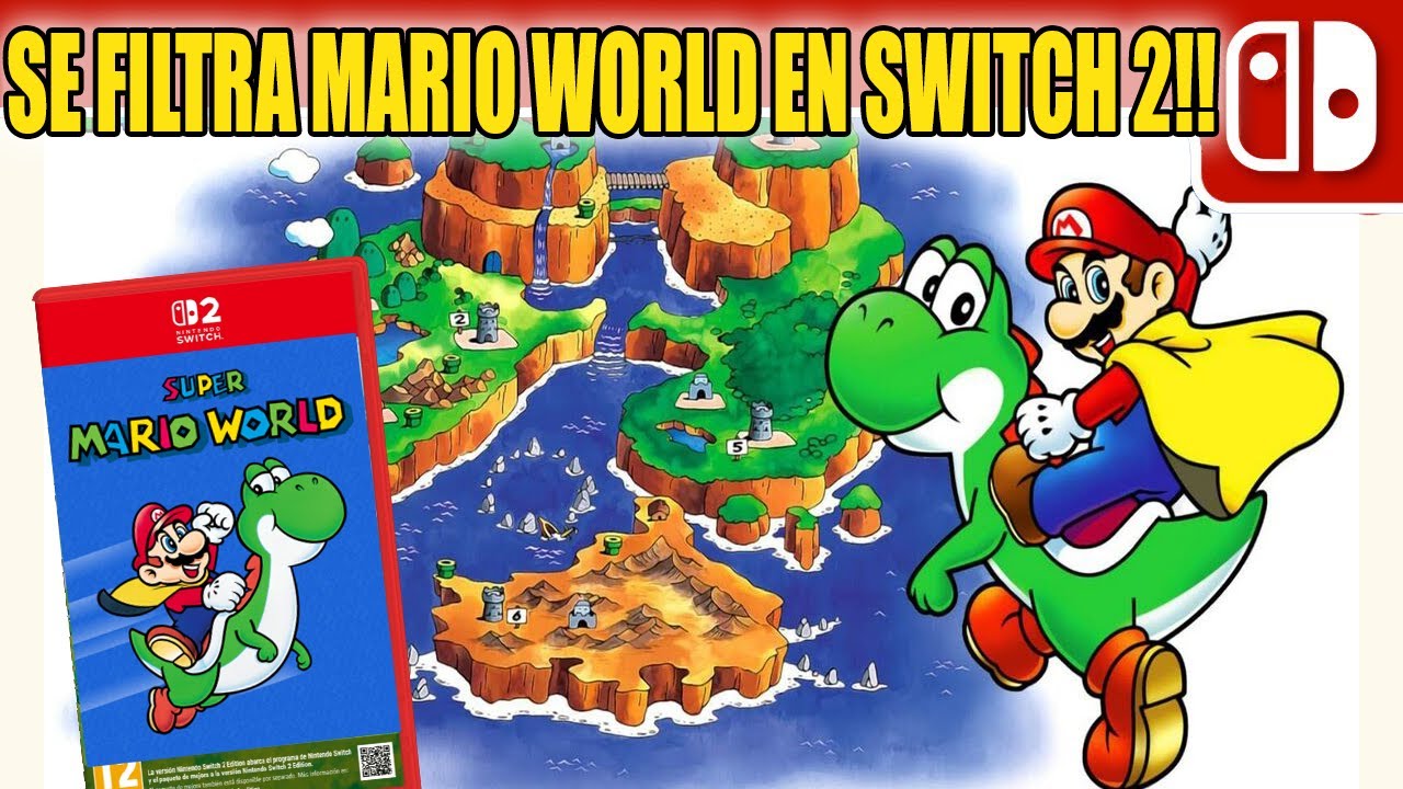 FILTRACIÓN Super Mario World llega a NINTENDO SWITCH 2 !!! - YouTube