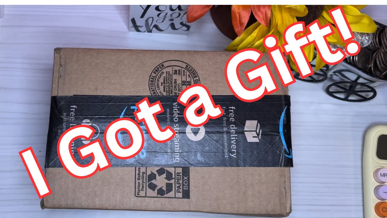 Unboxing My FIRST Gift for YouTube - YouTube