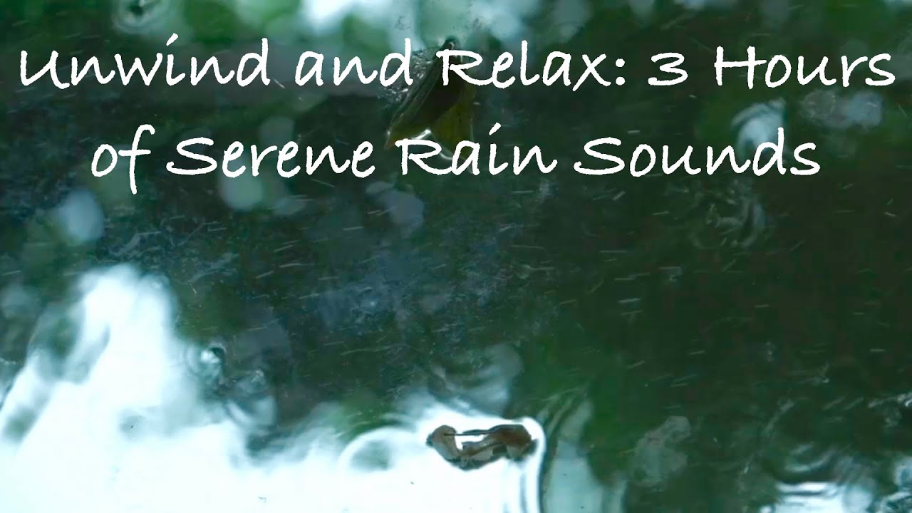 3 Hours of Soothing Rain Sounds | Relaxing Rain Ambience for Sleep ...