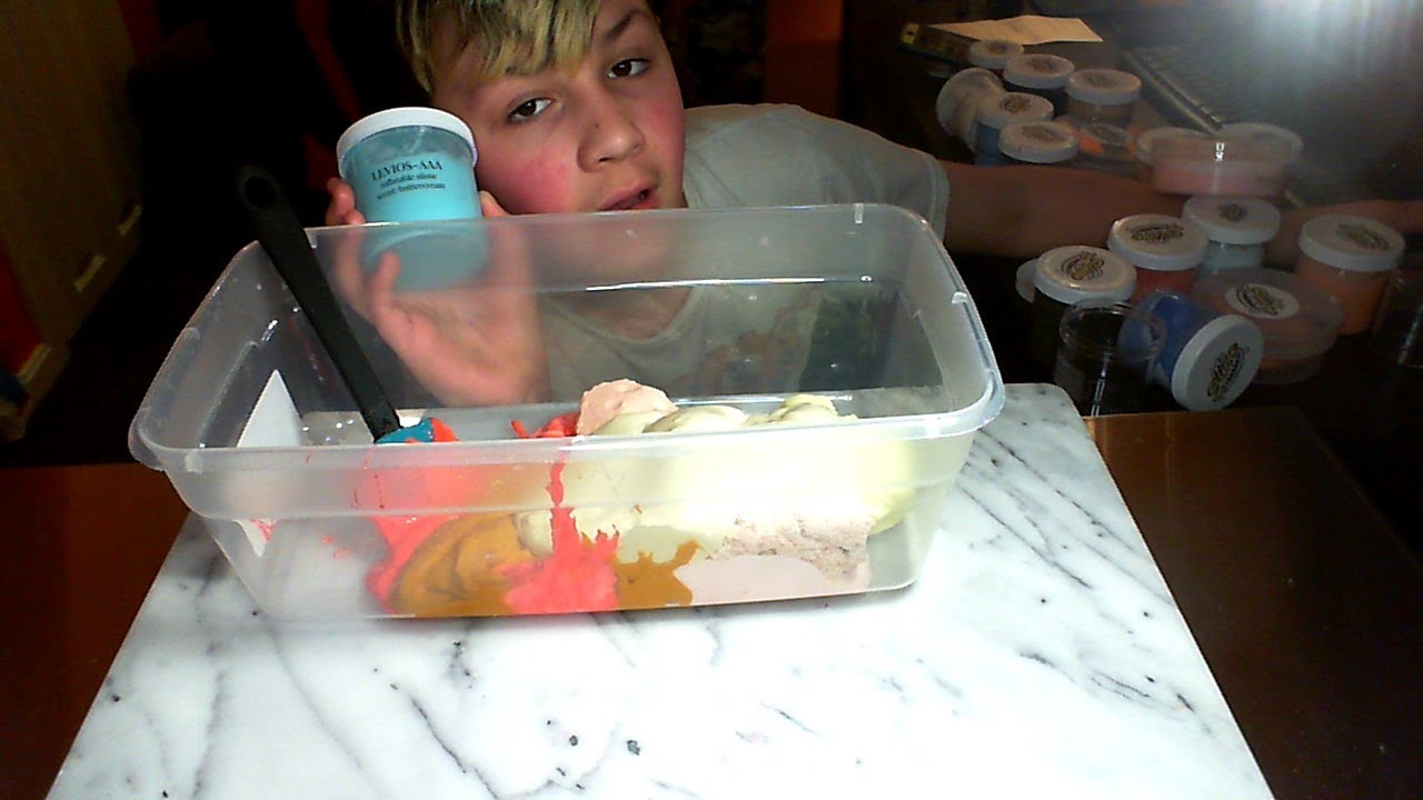 MIXING ALL OF MY MY SLIME SHACK SLIMES! - YouTube