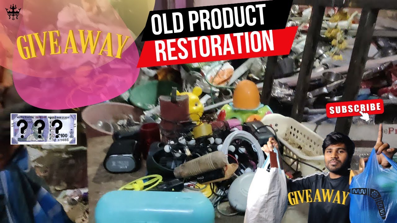 Restoration | இரும்பு கடை iphone | katapai Scrap old product repair ...