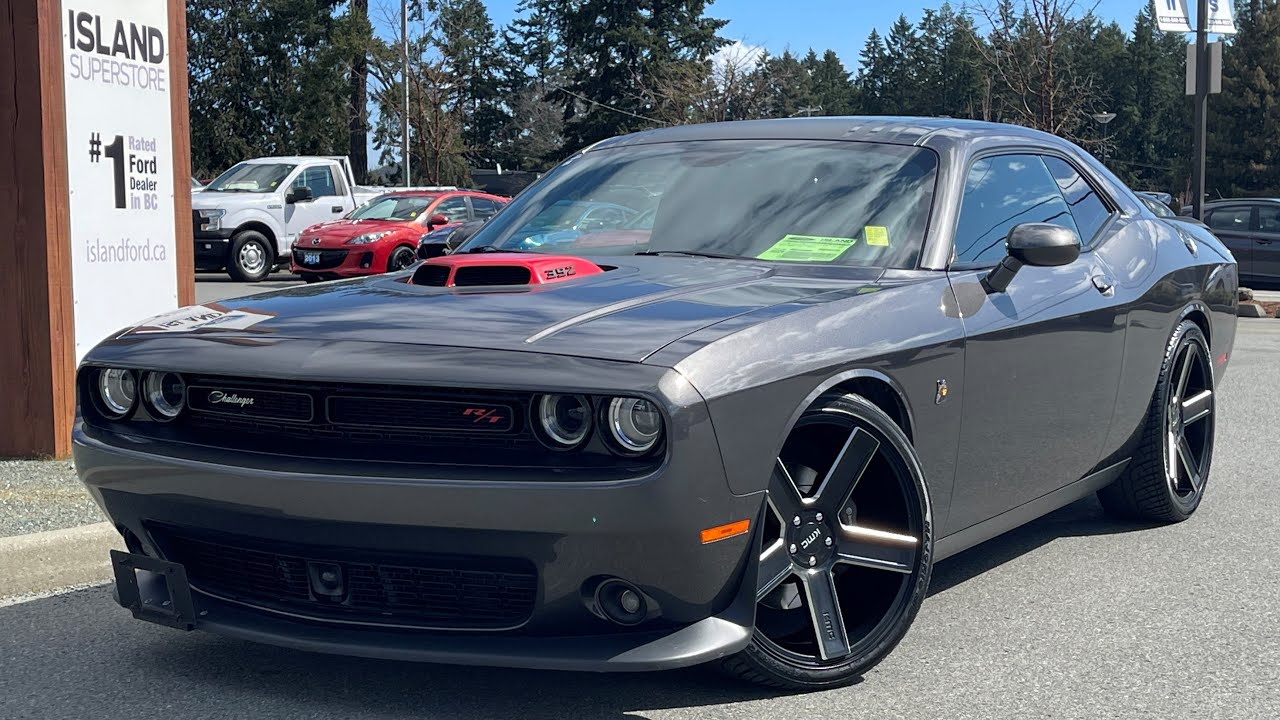 2016 Dodge Challenger R/T Scat Pack + 485 HP, Spoiler, Leather ...