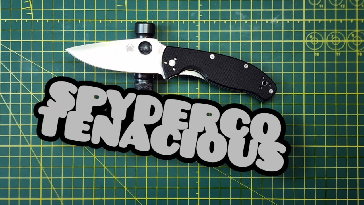 SPYDERCO TENACIOUS G10 8CR13MOV, Very confident grip, great washer ...