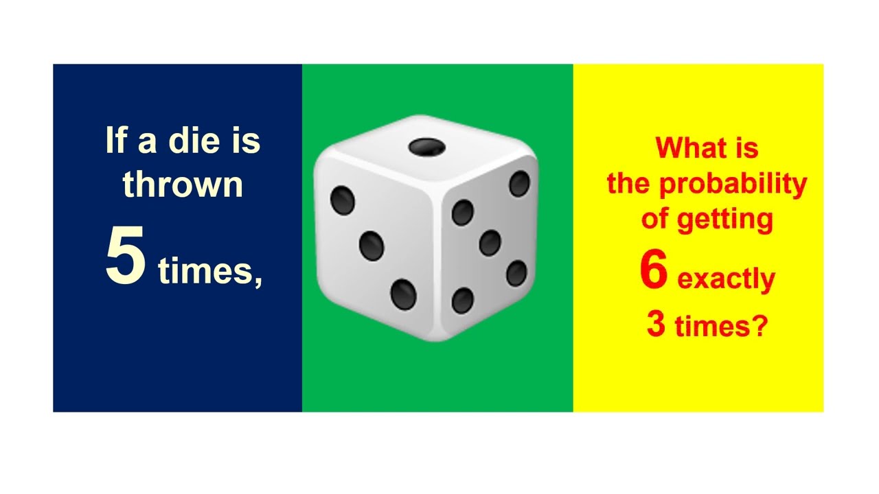 If A Die Is Thrown 5 Times What Is The Probability Of Getting 6 If A Die Is Thrown 5 Times What Is The Probability Of Getting 6