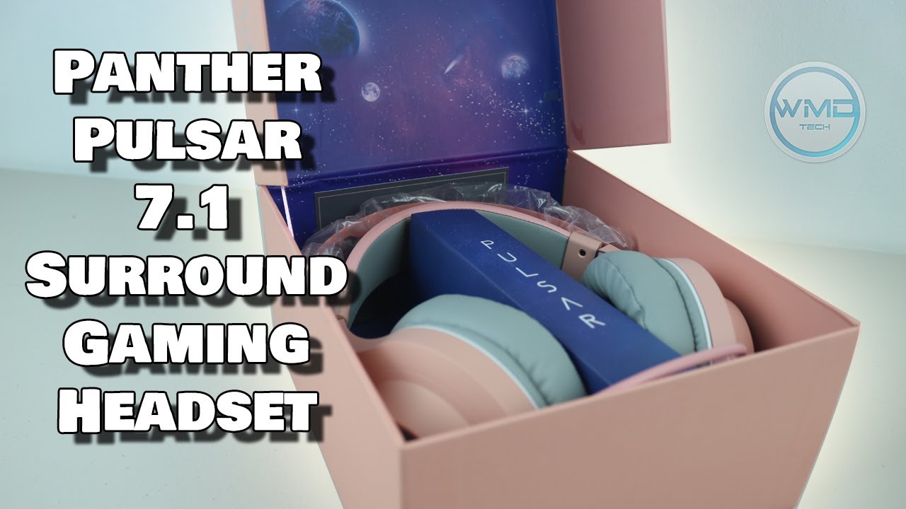 Panther Pulsar 7.1 Surround Gaming Headset Review - PINK Gaming Headset ...