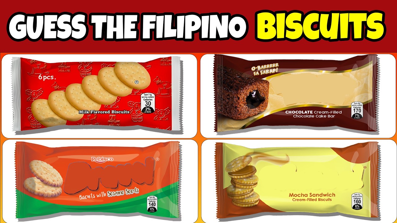 Guess Your Favorite Filipino Biscuits 🍪 - YouTube