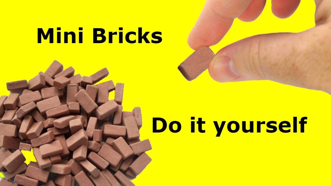 How to make mini bricks. Make Miniature Bricks to Build a Mini Model ...