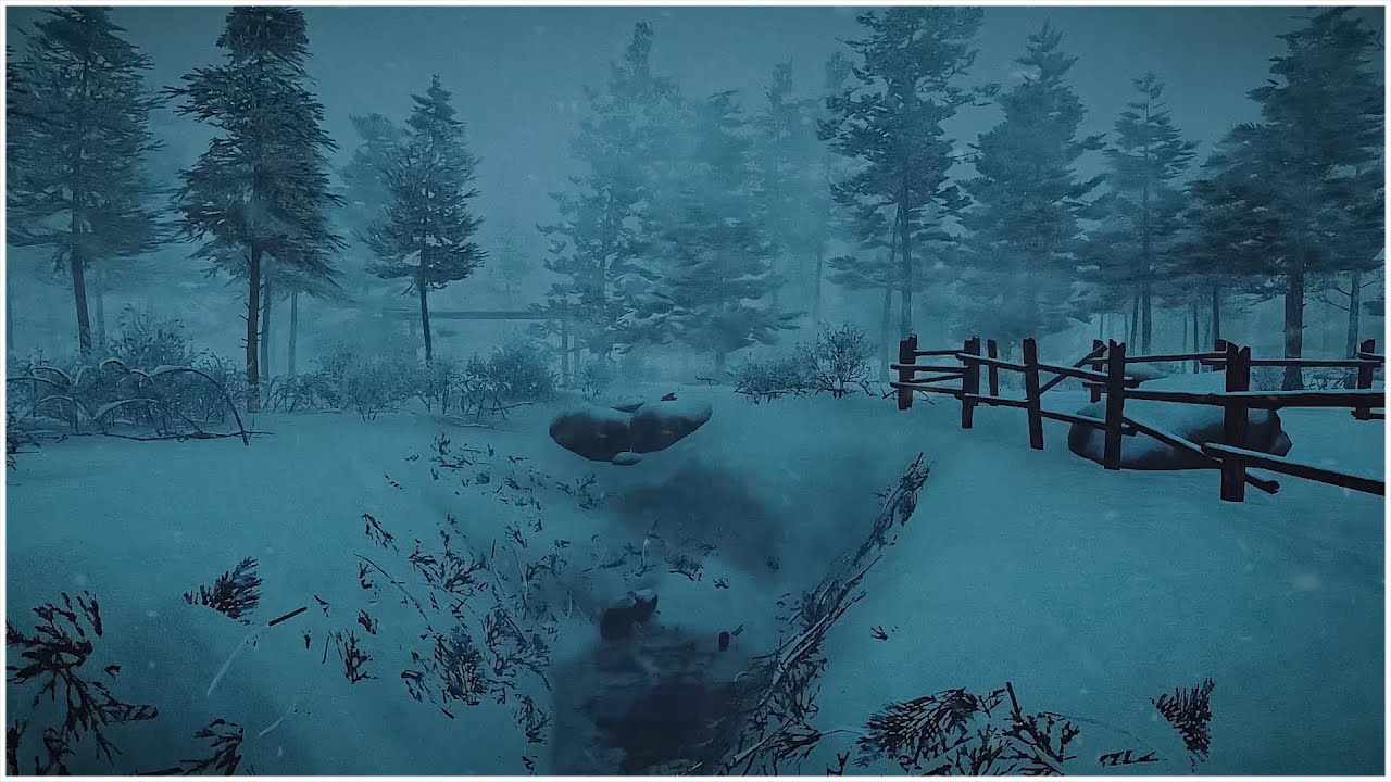 Relentless Blizzard Engulfs the Forest┇Raging Winter & Violent Wind ...