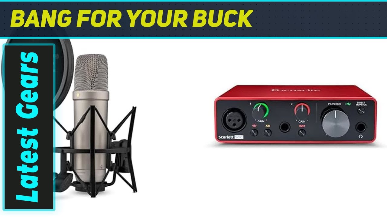 Rode NT1 5th Gen & Scarlett Solo: Your Best First Studio Setup - YouTube