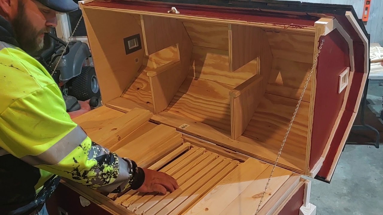 Horizontal Langstroth BeeHive/ Long Hive "The Bee Barn" 🐝 - YouTube