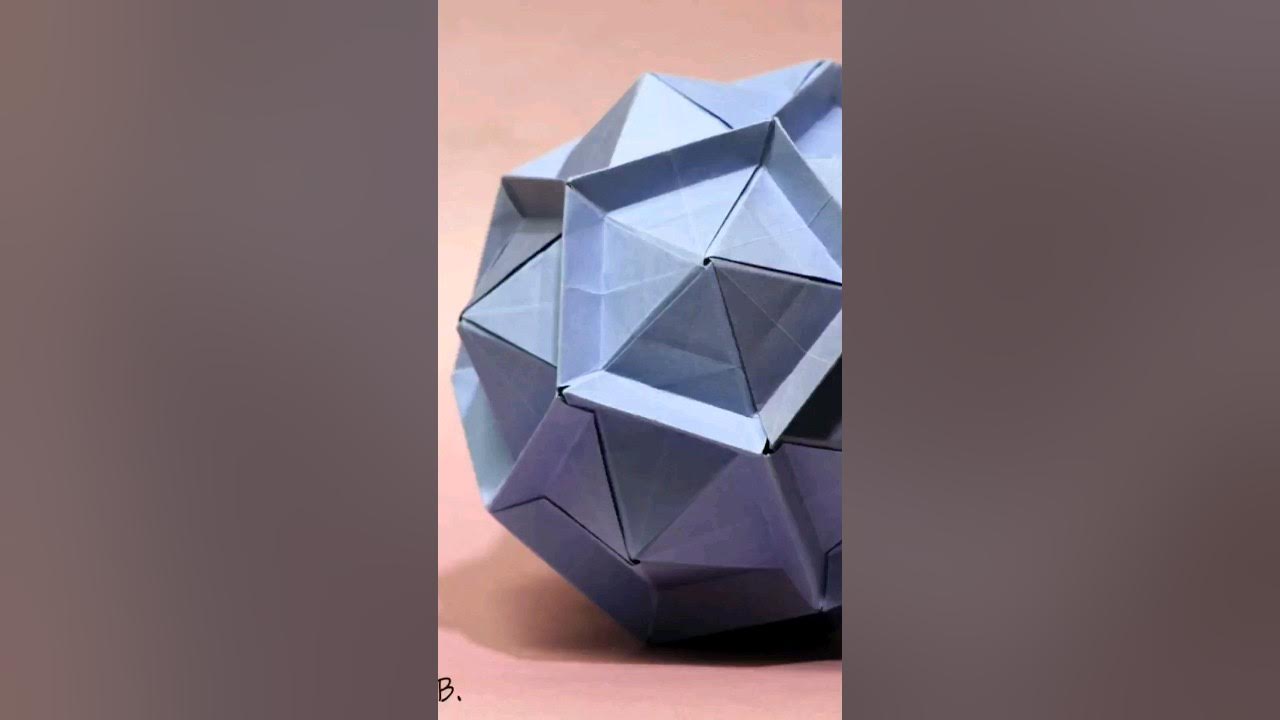 kusudama dodecaedro - Como hacer un dodecaedro - YouTube