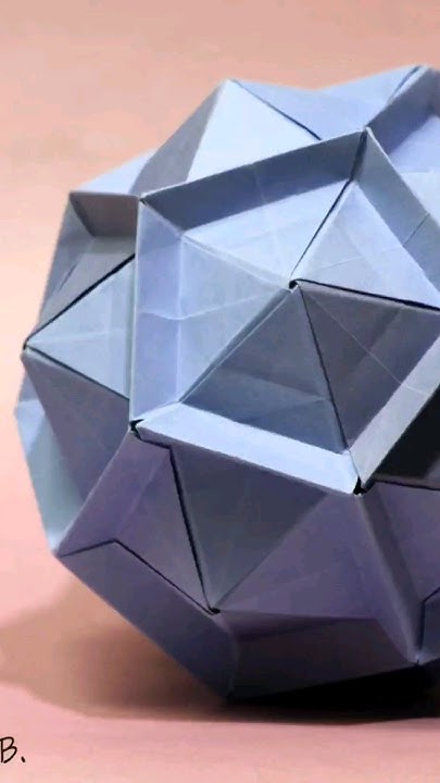 kusudama dodecaedro - Como hacer un dodecaedro - YouTube