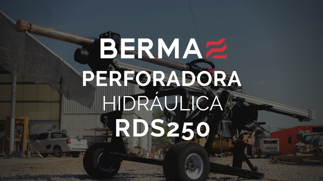 Perforadora hidráulica TEI Rock Drills MPWD250 - YouTube