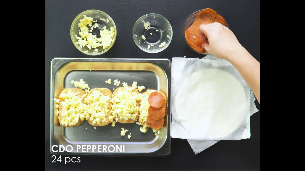 CDO Pepperoni Mozzarella Hash - YouTube